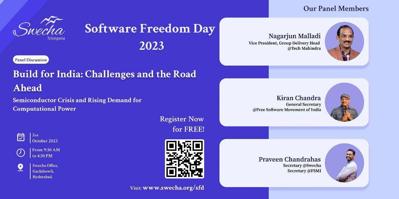 Software Freedom Day 2023 | Swecha